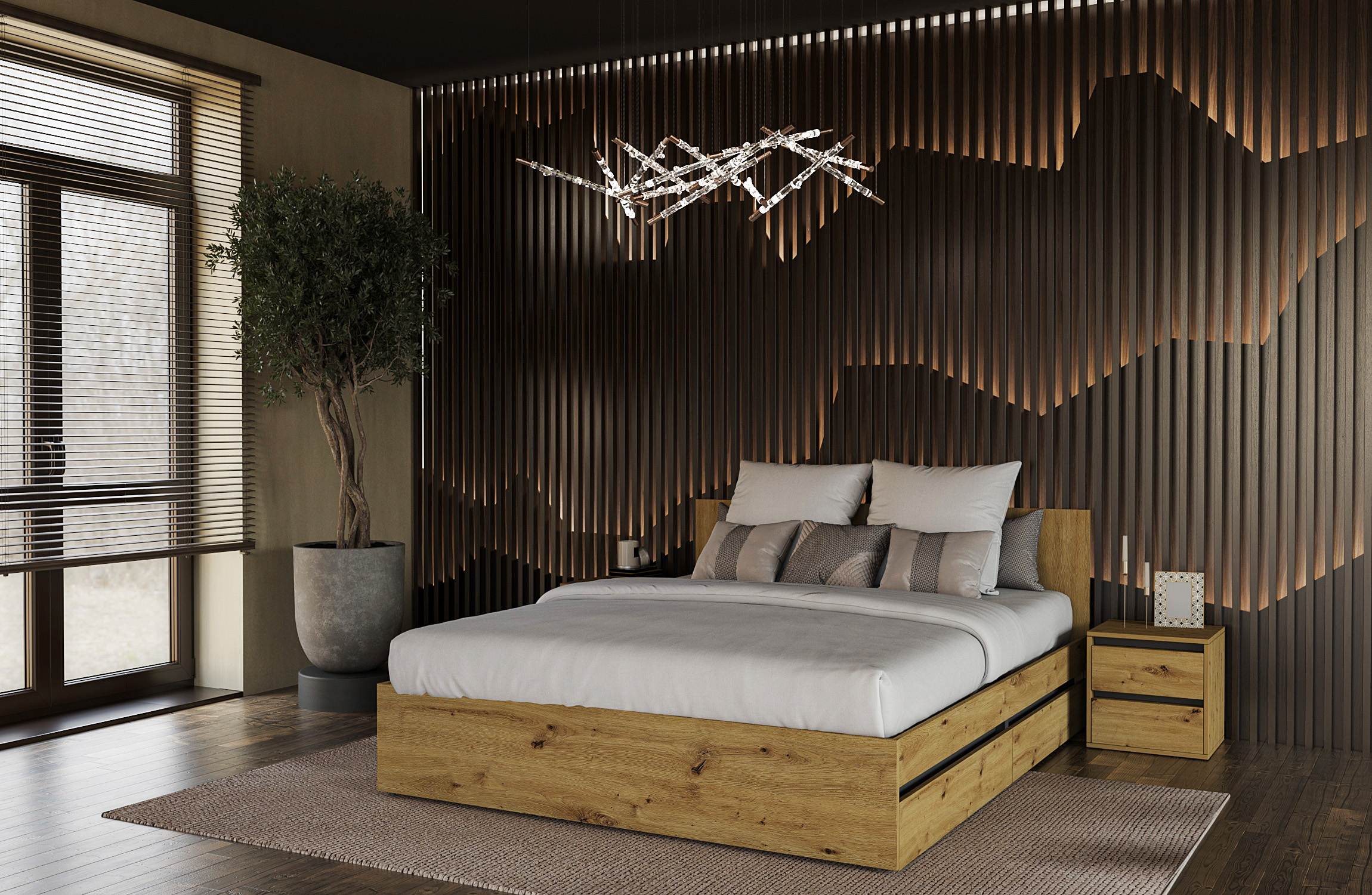 Bed “Idea 2C” - style and comfort for your bedroom- GARANT